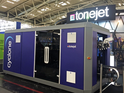 Tonejet unveils first production Cyclone - Digital Printer