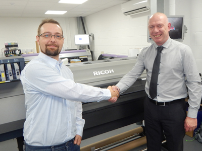 Ricoh Latex first for Vinyl Decals Direct - Digital Printer