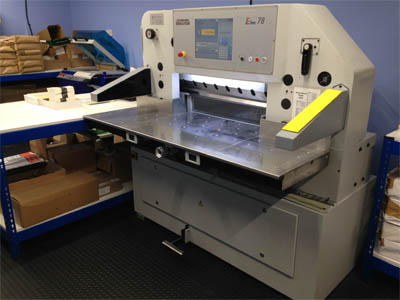 New Schneider guillotine installed at John Brailsford printers ...